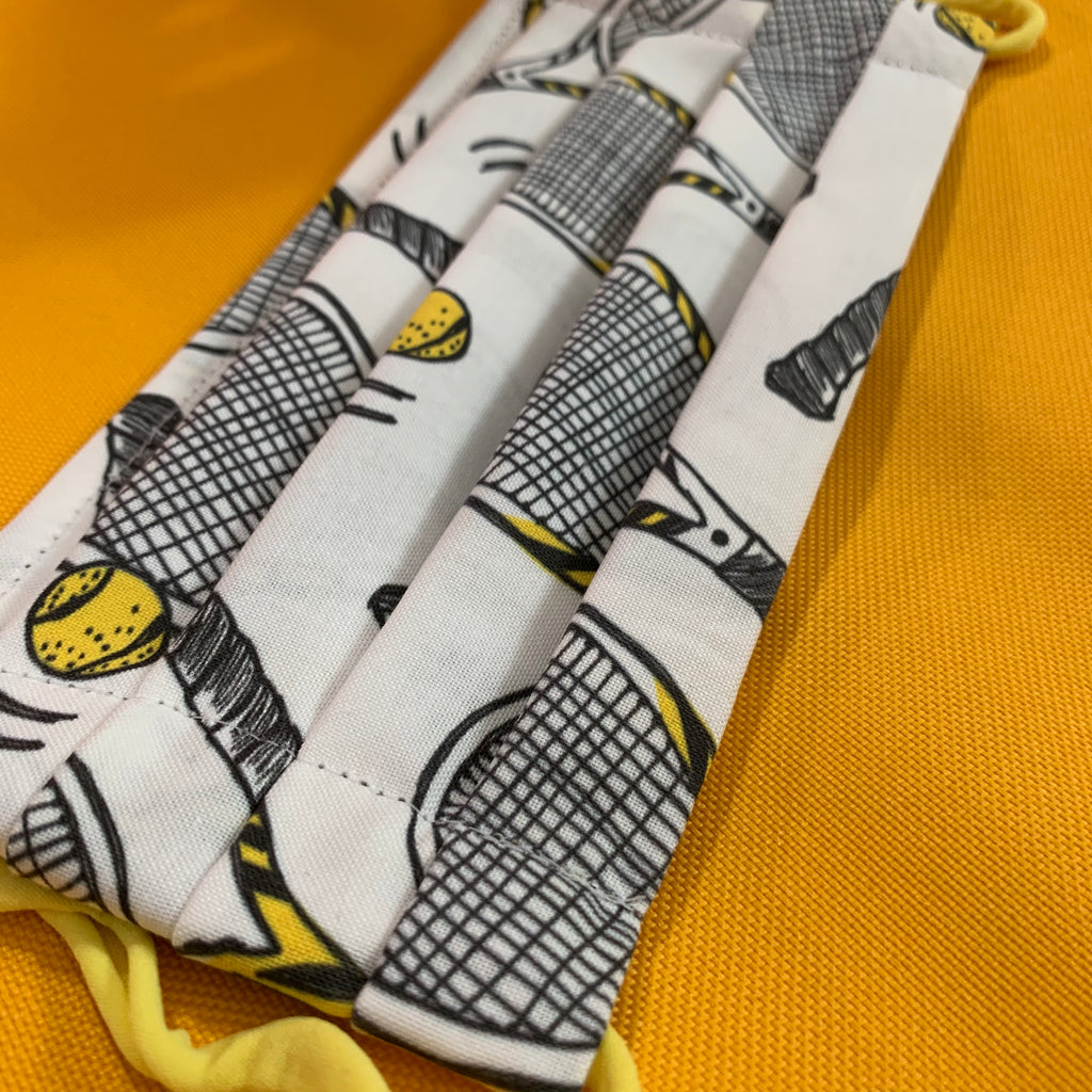 Handmade Cotton Reusable Tennis Face Mask – N.Kluger Designs
